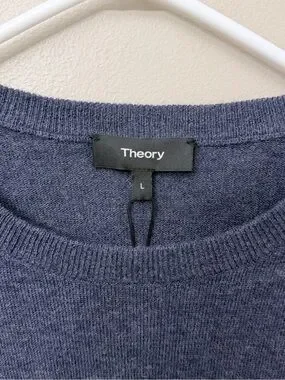 Theory | Sweaters | Theory Riland P Harman Indigo Blue Sweater Merino ...